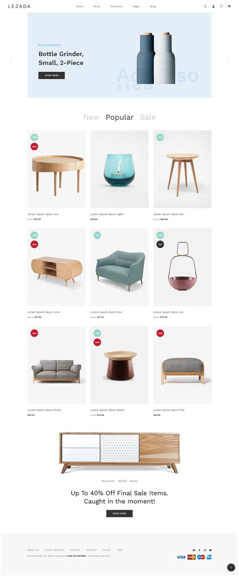 Lezada React Next JS Multipurpose ECommerce Template On Behance