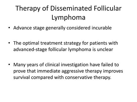 Indolent Lymphoma Management Pptx