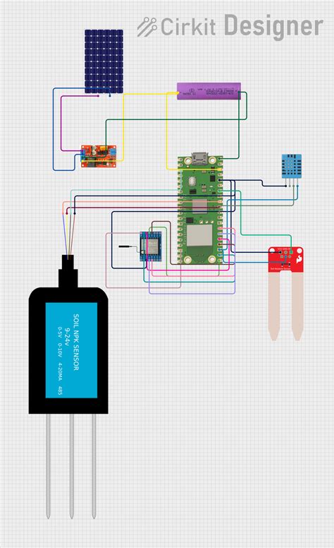 Raspberry Pi Pico W Smart Agriculture System With Solar Powered Sensors And Lora Communication