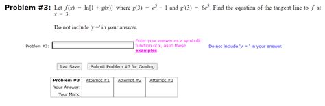 Solved Problem Let F X Ln G X Where G E And Chegg