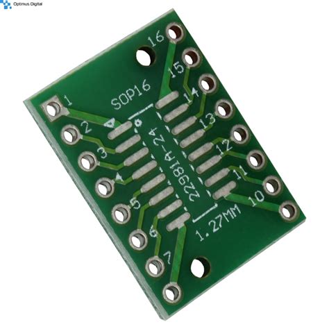 Sop16 Ssop16 And Tssop16 To Dip Pcb Adapter