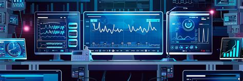 Hospital Room Equipped Advanced Patient Monitoring System Close