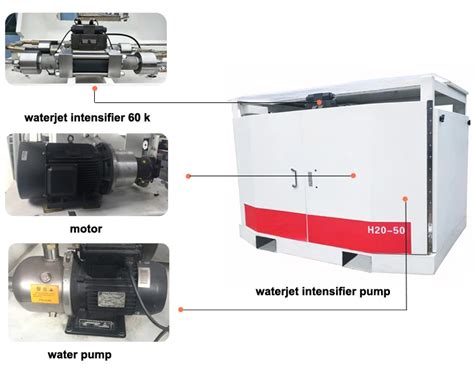 50hp 60k Psi 워터 제트 강화 펌프 워터 제트 펌프