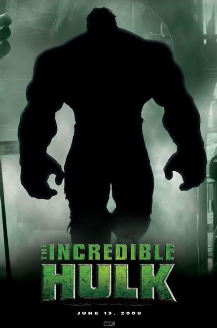 The Incredible Hulk Teaser Movie Poster