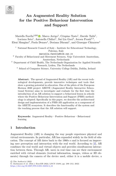 pdf an augmented reality solution for the positive behaviour