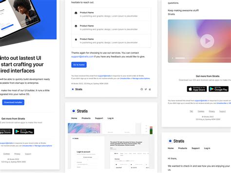 Html Email Layouts By Monty Hayton On Dribbble