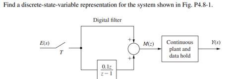 Find A Discrete State Variable Representation For The