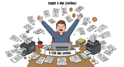 레이저 프린터 와 잉크젯 프린터의 토너와 잉크 절약 Tip 가능한 방법