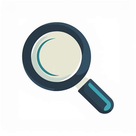 Flat Search Icon Premium Ai Generated Vector