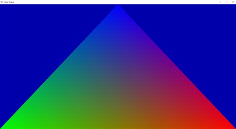 drawing a multicolored triangle · vsg dev vulkanscenegraph · discussion
