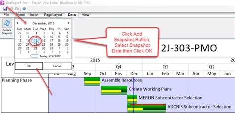 Adding A Snapshot Via Pull Operation Onepager Pro For Version 60