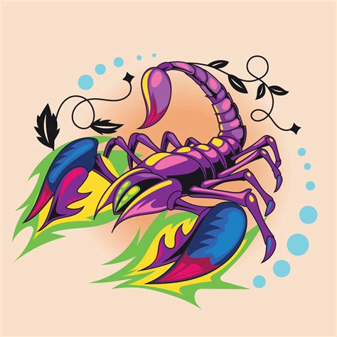 Hot Tattoo 3d Tattoo Scorpion 229541 Vector Art At Vecteezy