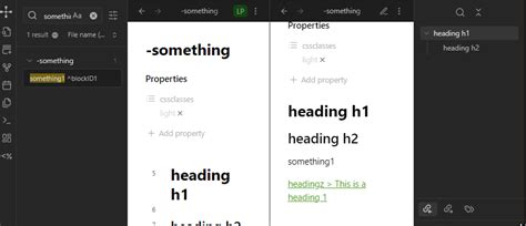 headings not visible in reading mode when clicking link to heading
