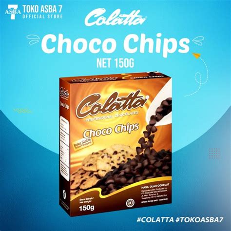 Colatta Choco Chips 150g Asba Jaya Berkah