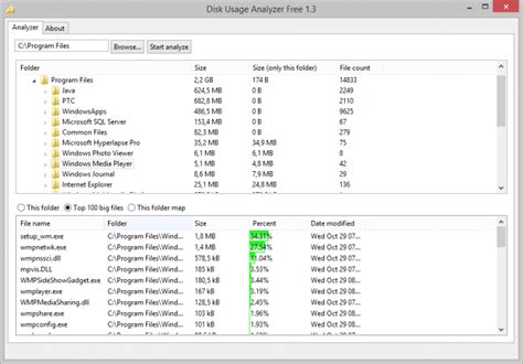 Disk Usage Analyzer скачать на Windows бесплатно