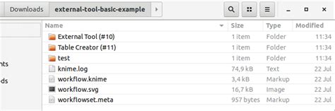 How To Refer To Input And Output Files In External Tool Arguments Knime Extensions Knime