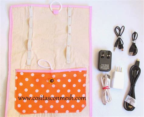 C Mo Hacer Un Organizador De Cables Port Til Cositasconmesh