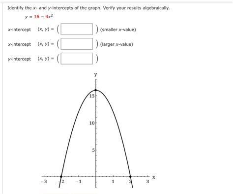 answered identify the x and y intercepts of the… bartleby