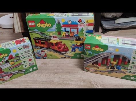 Конструктор LEGO DUPLO железная дорога 10874, 10872 и 10882 - YouTube
