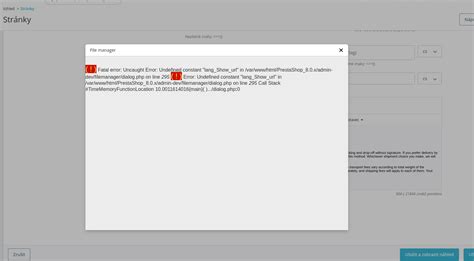 file manager blank window · issue 30343 · prestashop prestashop · github