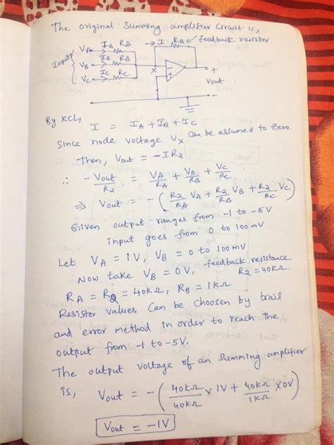 Solved 1 Design An Operational Amplifier Circuit That Can Be Used To 1 Answer
