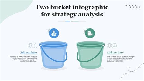 Two Bucket Infographic For Strategy Analysis Lct Ss Ppt Sample