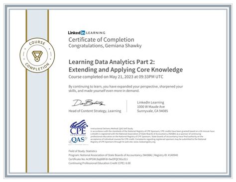 Gemiana Shawky On Linkedin Certificate Of Completion