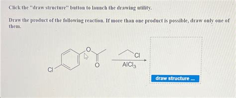 Solved Click The Draw Structure Button To Launch The Chegg