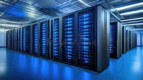 Behind The Scenes Data Center Operations And Management Stock