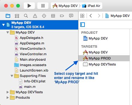 Ios Xcode Build Settings Remove Code From Plist On Production Build