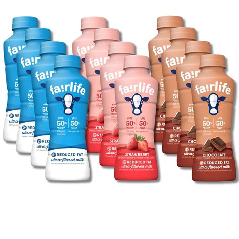 Fairlife Ultra Filtered Milk Variety Pack 12 X 14 Fl Oz