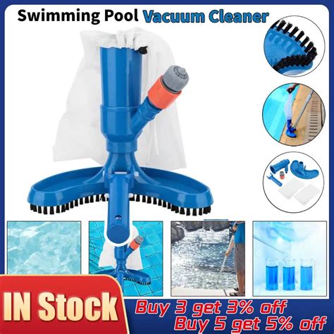 수영장 진공 청소 도구 수영장 청소기 세트 하의 네트 풀 필터 클리너 브러시 온천수 야외용 Aliexpress