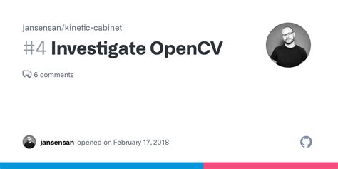 Investigate Opencv Issue Jansensan Kinetic Cabinet Github