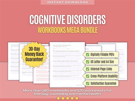 Cognitive Disorders Therapy Mega Bundle Cognitive Disorders Counseling Mental Health Session