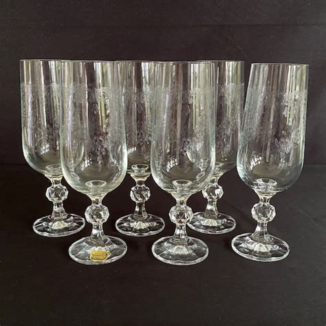 Crystal Champagne Flutes Etsy
