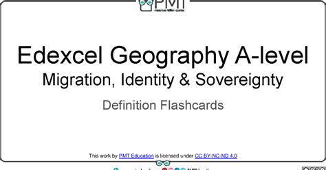 Edexcel A Level Geography Topic B Notes PMT Education