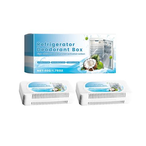 Fridge 2 Pack Unscented Activated Charcoal Fridge Deodorizer More