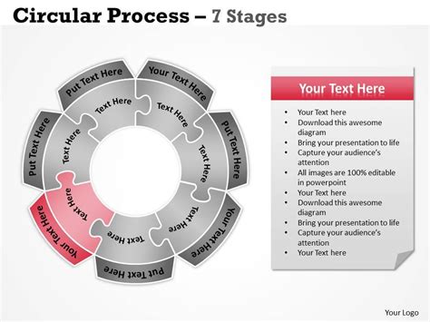 Circular Process Stages Template Presentation Sample Of PPT Presentation Presentation