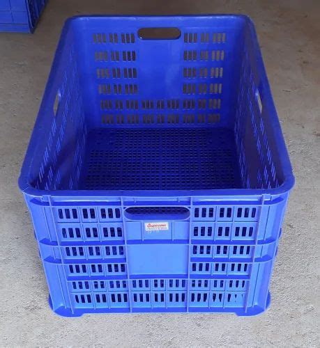 Blue Perforated Plastic Crates At ₹ 1050 Piece In Coimbatore Id 2849495071548