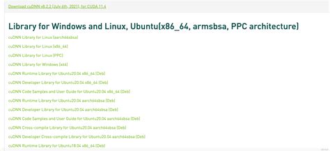 ubuntu 18 04安装cuda 11 4 0 cudnn 8 2 2 cuda11 4下载 csdn博客