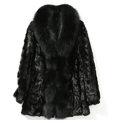 모피 럭셔리 레이디 진짜 천연 밍크 코트 여우 칼라 여성 패션 따뜻한 겨울 조끼 재킷 사용자 정의 모든 사이 티몬