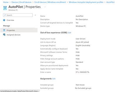 Intune Autopilot Welcome To