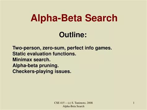 ppt alpha beta search powerpoint presentation free download id 1150052