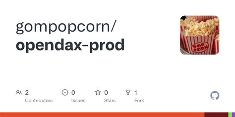 GitHub Gompopcorn Opendax Prod