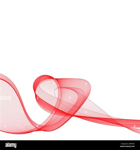 Abstract Red Wave Design Element Stock Photo Alamy