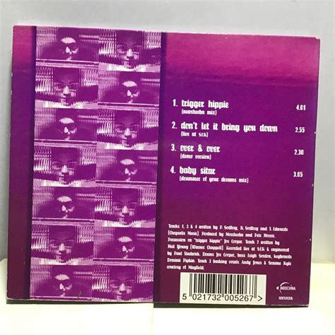 Cd Single Morcheeba Trigger Hippie Oop Limited Edition Press Anubis 90s Rock Hobbies And Toys