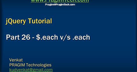 Sql Server Net And C Video Tutorial Difference Between Each And Each