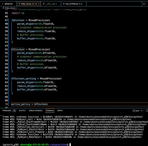 [fsdp] [mixed precision] using param dtype breaks transformers in