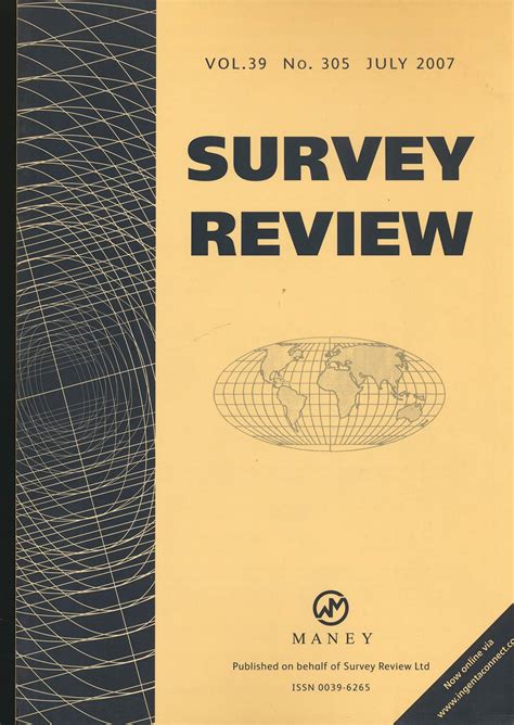 Buy Survey Review Articles Determining Quasi Geoid For South Africa