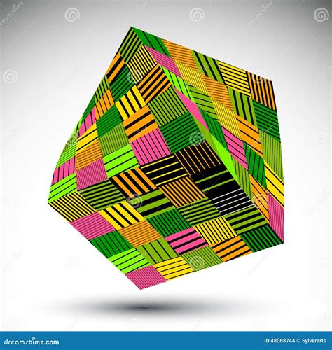 colorful squared eps8 striped contrast object symmetric rectangular